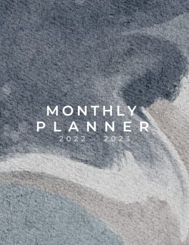 2022 2023 Monthly Planner Dark Blue Watercolor Monthly Planner January 2022-2023-monthly-planner-dark-blue-watercolor-monthly-planner-january