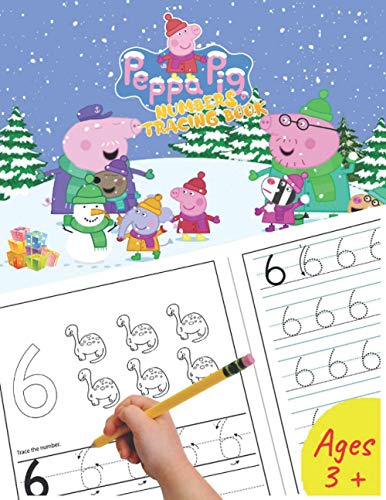 Peppa Pig Numbers Tracing Book: Practice for Kids with Pen Control ...