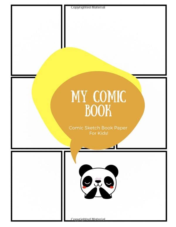 My Comic Book: Comic Sketch Book Paper For Kids! by Melodee Wingfield ...