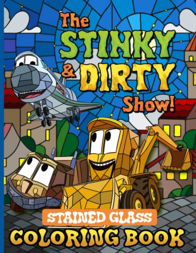 The Stained Glass Coloring Book: Premium The Stained Stinky Glass And ...