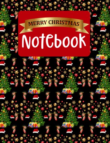 Merry Christmas Notebook: Amazingly Cute and Personalized Christmas ...