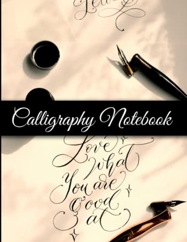 Calligraphy Notebook: Writing Practice Paper Pad Workbook For Hand ...