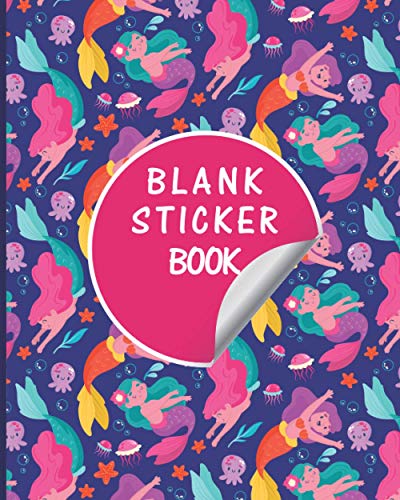 Blank Sticker Book: Blank Sticker Book Collecting Album - Stickers ...