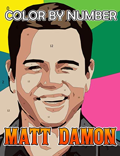 Matt Damon Color By Number: Jason Bourne Star and Acclaimed Action ...