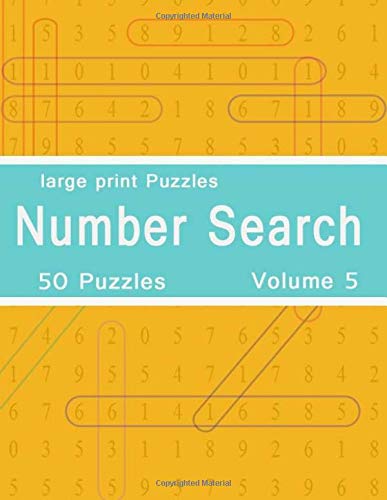 large print Puzzles Number Search: Puzzles Books for adults large print ...