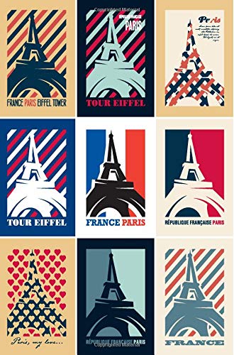 Paris Notebook: Paris themed notebook unlined notebook,4 x 6 Notebook ...