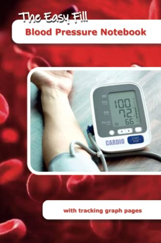 The Easy Fill Blood Pressure Notebook with Tracker Graph Pages. by Mike ...