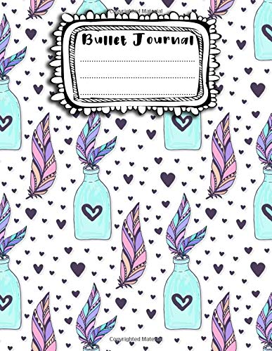Bullet Journal: A4 - 156 pages - Boho - Doodles - Paisley - Motifs ...