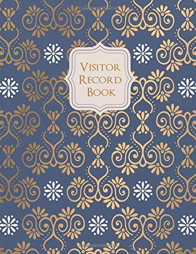 Visitor Record Book: Floral Patter Visitor Record Log Book / Visitor ...