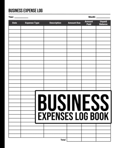 Business Expenses Log book: Business Expenses Tracker |You can track ...