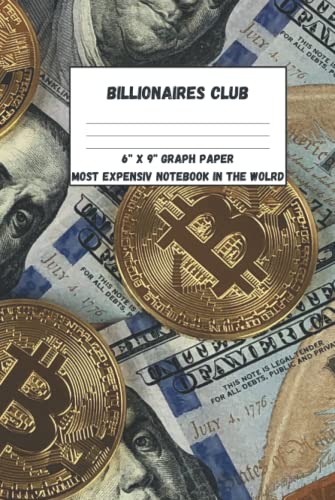 Billionaires Notebook Hardcover Graph Paper:: most expensive notebook ...