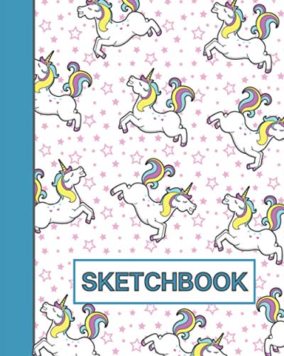 Sketchbook: Sketch Pad For Kids Ages 4-8 - Cute Unicorn Notebook For ...