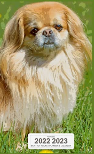 Pekingese 2022 2023 Monthly Pocket Planner And Calendar: Personal Two ...