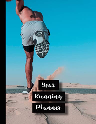 Year Running planner: Running planner diary for all your running logs ...