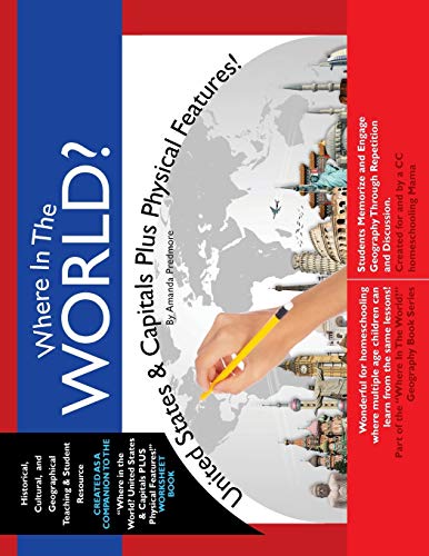 Where in the World? United States & Capitals Plus Physical Features ...