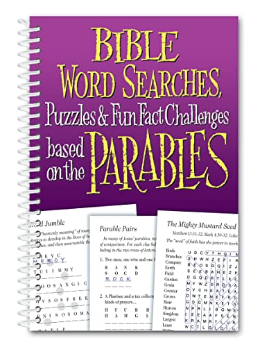 Word Searches and Other Word Puzzles from Parables from the Bible by ...