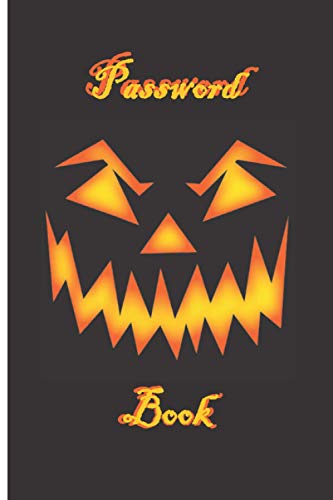 Halloween Password Book: Alphabetical Notebook for passwords: Cute ...