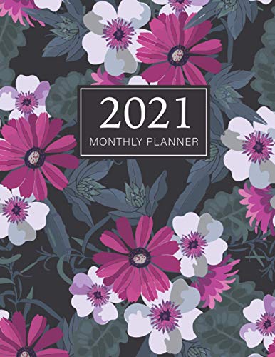 2021 Monthly Planner: Large Monthly Appointment Planner 8.5 x 11 covers ...