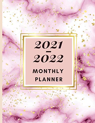 2021-2022 Monthly Planner: Two Years Monthly Planner 2021-2022, 24 ...