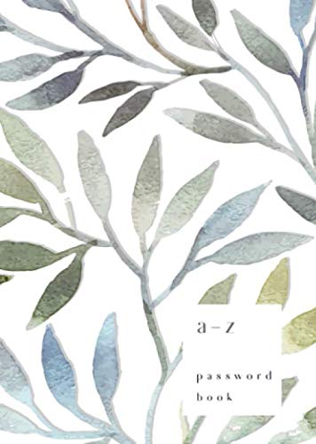 A-Z Password Book: B6 Small Password Notebook with A-Z Alphabet Index ...