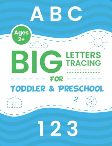 BIG Letters Tracing for toddlers and Preschool 2-5: Handwriting ...