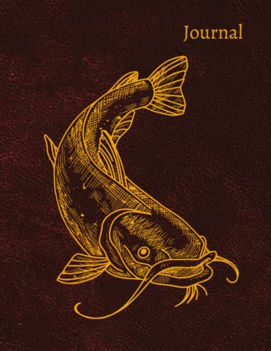 Catfish Journal: Large Journal, Fish Notebook 170 Lined Journal Pages ...