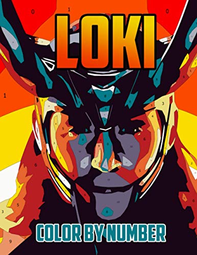 Loki Color by Number: God of Mischief Most Powerful of the Asgardians ...