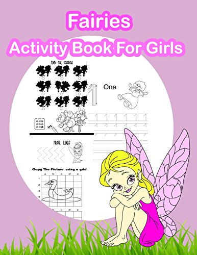 Fairies Activity Book For Girls: Fun Angels and Fairies Theme ...