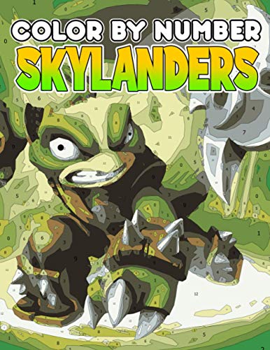 skylanders Color by Number: Toys-To-Life Action-Adventure Video Game ...