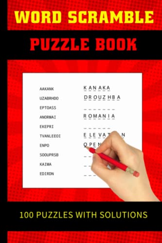Word Scramble Puzzle Book: 100 Puzzles with Solutions for Adults and ...