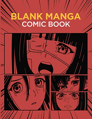 Blank Manga Comic Book Create Your Own Manga And Anime Comics 85x 11 Premium Quality 120
