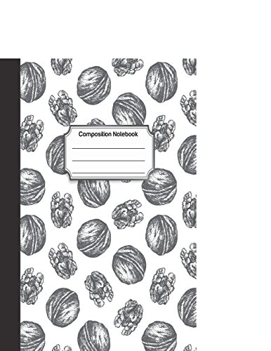 Composition Notebook: Black Bean drawing pattern cover : College Ruled ...