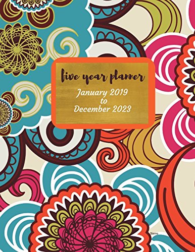 2019 - 2023 Sierra Five Year Planner: 2019-2023 Monthly Schedule ...
