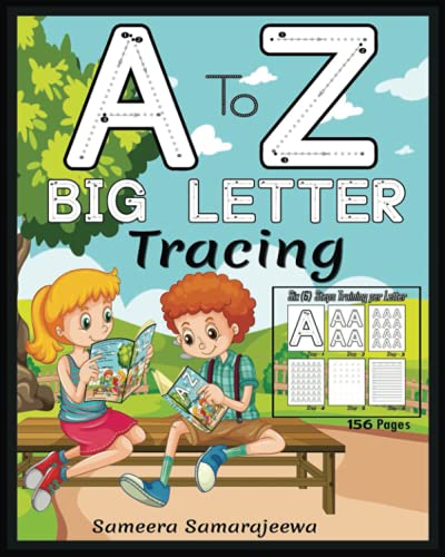 A to Z Big Letter Tracing English Alphabet: Learning Activities for ...
