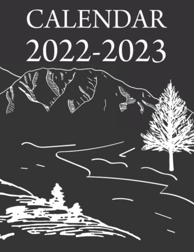 2022-2023 Monthly Planner: Two Year Calendar Planner Schedule Organizer ...