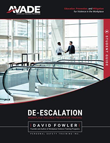 AVADE De-Escalation Student Guide: Education, Prevention & Mitigation ...