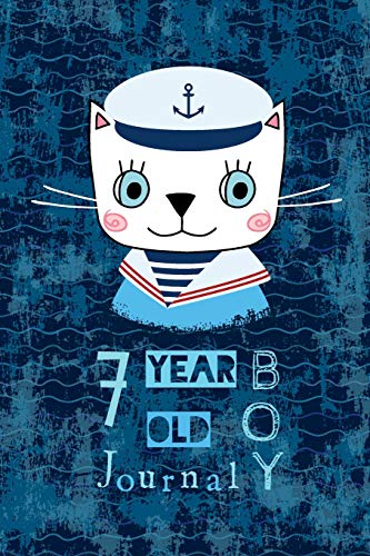 7 Year Old Boy Journal: Happy Birthday Notebook Wide Ruled and Blank ...