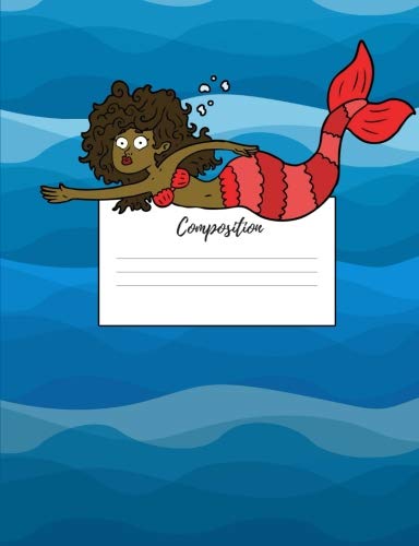 Mermaid Composition Notebook: Mermaid Composition Notebook Blank ...