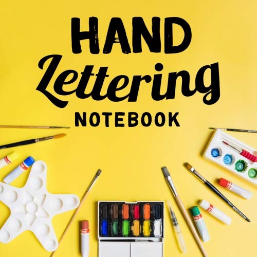 Hand Lettering Notebook: (Large Print 8.5"x11") For Practice Hand ...