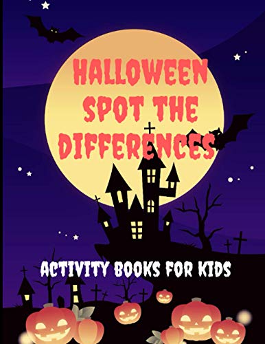 Halloween spot the differences activity books for kids: Halloween ...