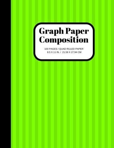 Graph Paper Composition: Grid Paper Notebook, Quad Ruled, 100 Sheets (Large, 8.5 x 11) by Joyful ...