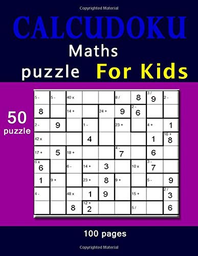 Maths calcudoku puzzle for kids: Calcudoku is a combination of an ...