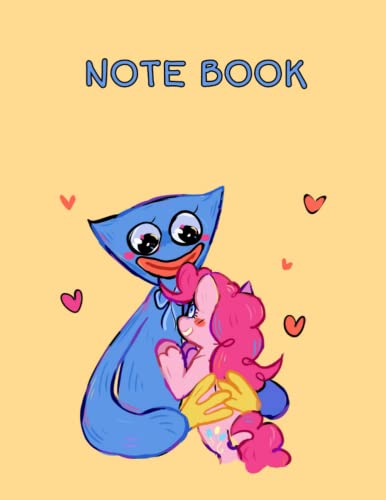 Huggy wuggy Notebook: This Huggy wuggy, Cute Gift Blank Lined Notebook ...