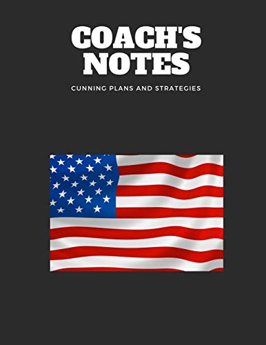 Coach's Notes: 8.5x11 inch 150 Page Dot Grid Planning Notebook. Perfect ...