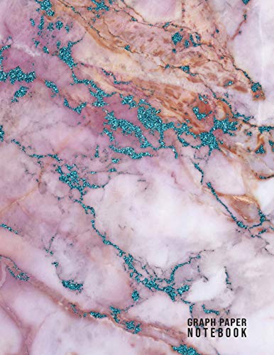 Graph Paper Notebook: Marble Composition Notebook 100 Pages 8.5 x 11 ...