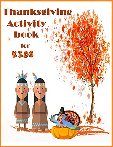 Thanksgiving Activity book for kids: color by number , words search ...