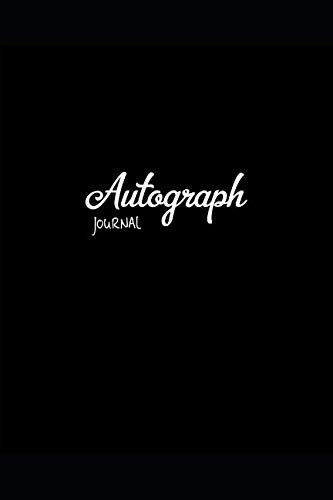 Autograph Journal: Keepsake | Notebook With Light Graph Paper | 110 ...