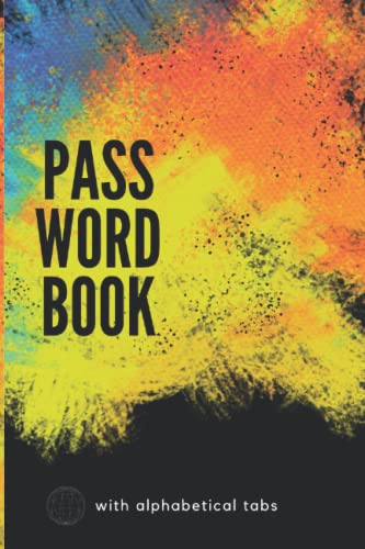Password Book: Personal Internet Password Organizer and Alphabetical a ...