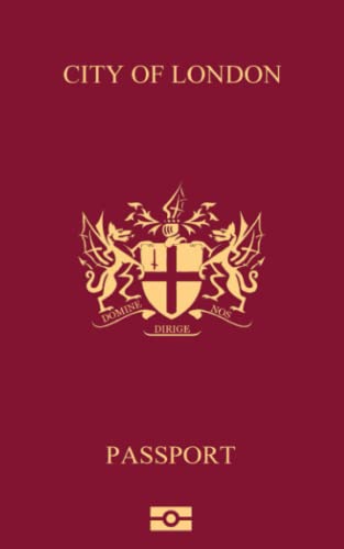 City of London Passport: Notebook/Journal - perfect souvenir gift for a ...