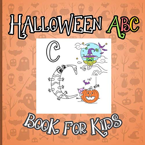 Halloween Abc Book For Kids: Fun Coloring Books for Toddlers & Kids ...